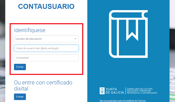 Correo web Xunta de Galicia -【ACCESO】